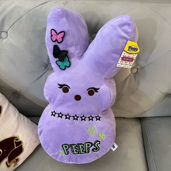 peeps | Other | Easter 223 Emo Purple Peeps Easter Bunny Weighted Plush | Poshmark